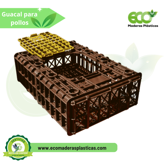 Guacal para pollos - Ecomaderas Plasticas