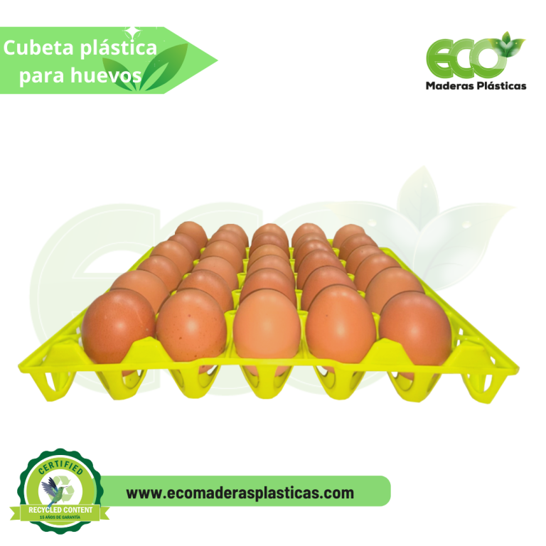 Cubeta Plástica para huevos - Ecomaderas Plasticas