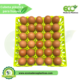 Cubeta Plástica para huevos - Ecomaderas Plasticas