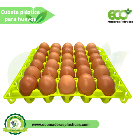 Cubeta Plástica para huevos - Ecomaderas Plasticas